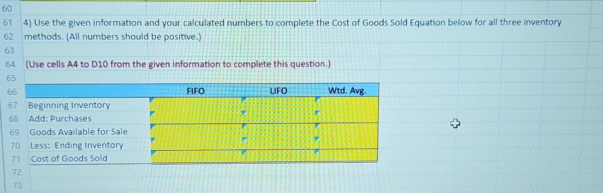 Solved 3) Using Periodic Weighted Average, first calculate | Chegg.com