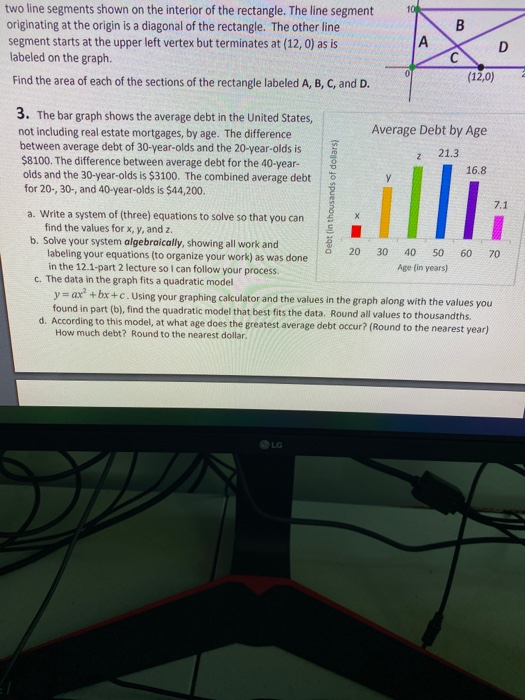 Solved 10 B two line segments shown on the interior of the | Chegg.com
