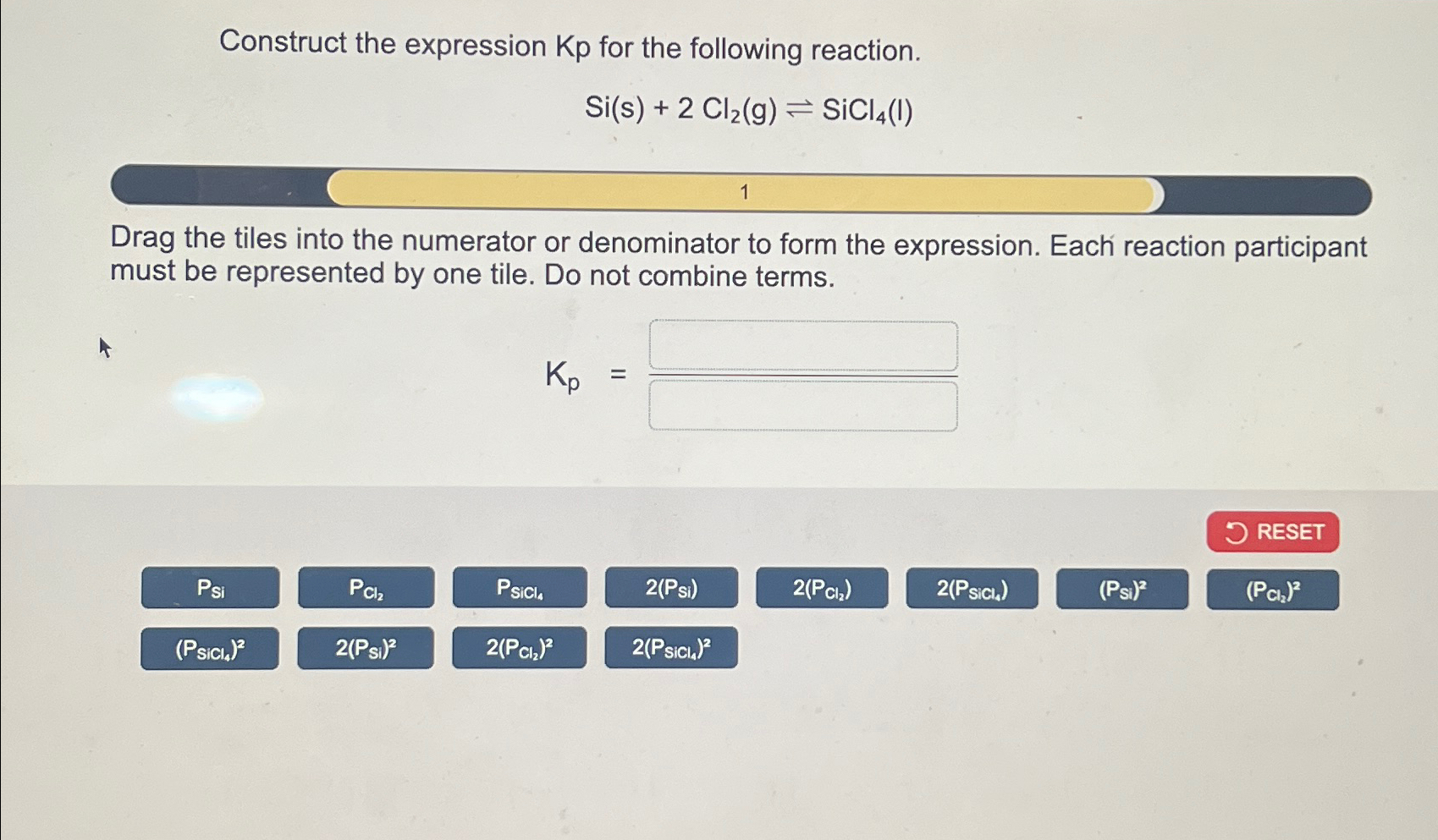 Solved Construct the expression Kp ﻿for the following | Chegg.com