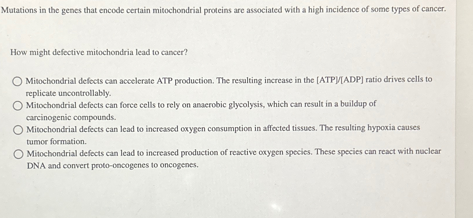Solved Mutations in the genes that encode certain | Chegg.com