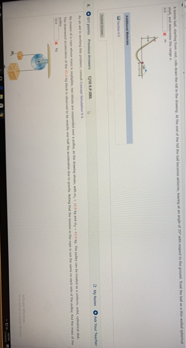 Solved A tennis ball, starting from rest, rolls down the | Chegg.com