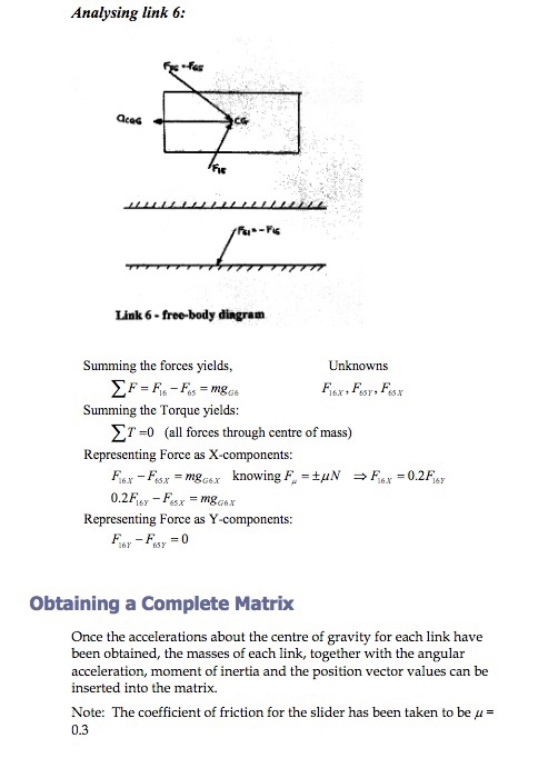Kinematic and Dynamic Analysis of Linkage Mechanisms | Chegg.com
