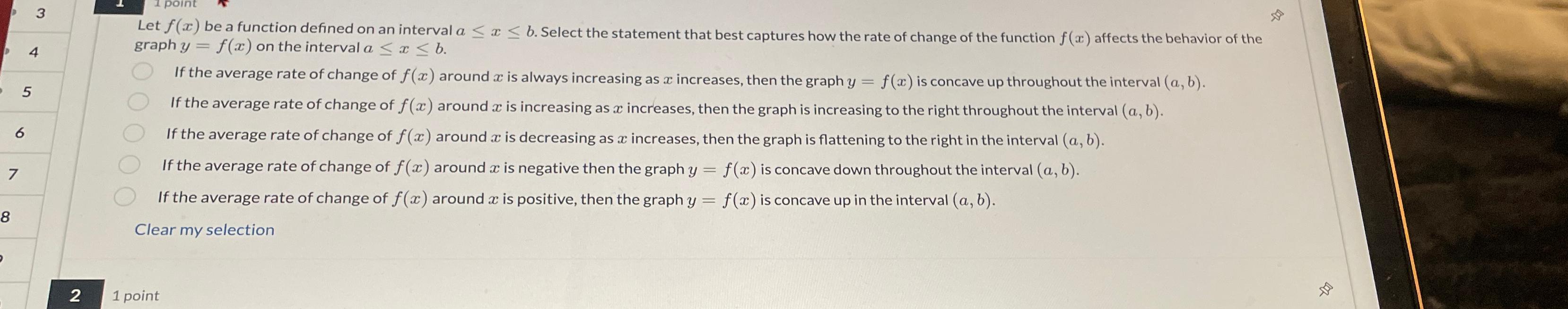 Solved Let f(x) ﻿be a function defined on an interval a≤x≤b. | Chegg.com