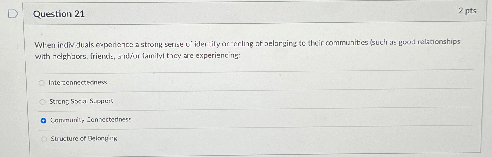 Solved Question 212 ﻿ptsWhen individuals experience a strong | Chegg.com