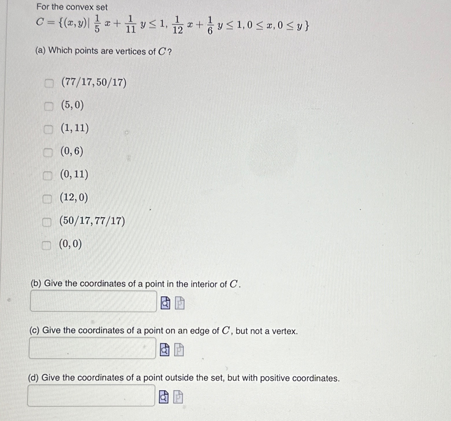 For the convex | Chegg.com