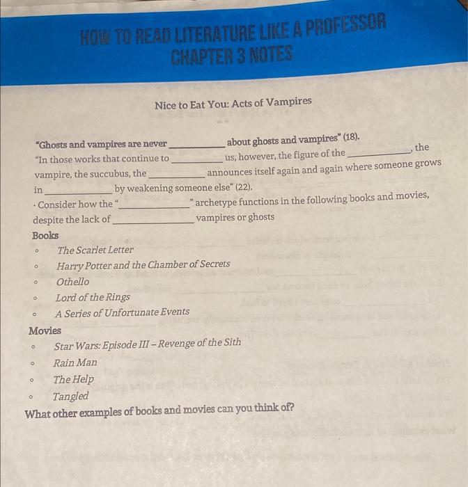 Nice to Eat You: Acts of Vampires "Ghosts and | Chegg.com