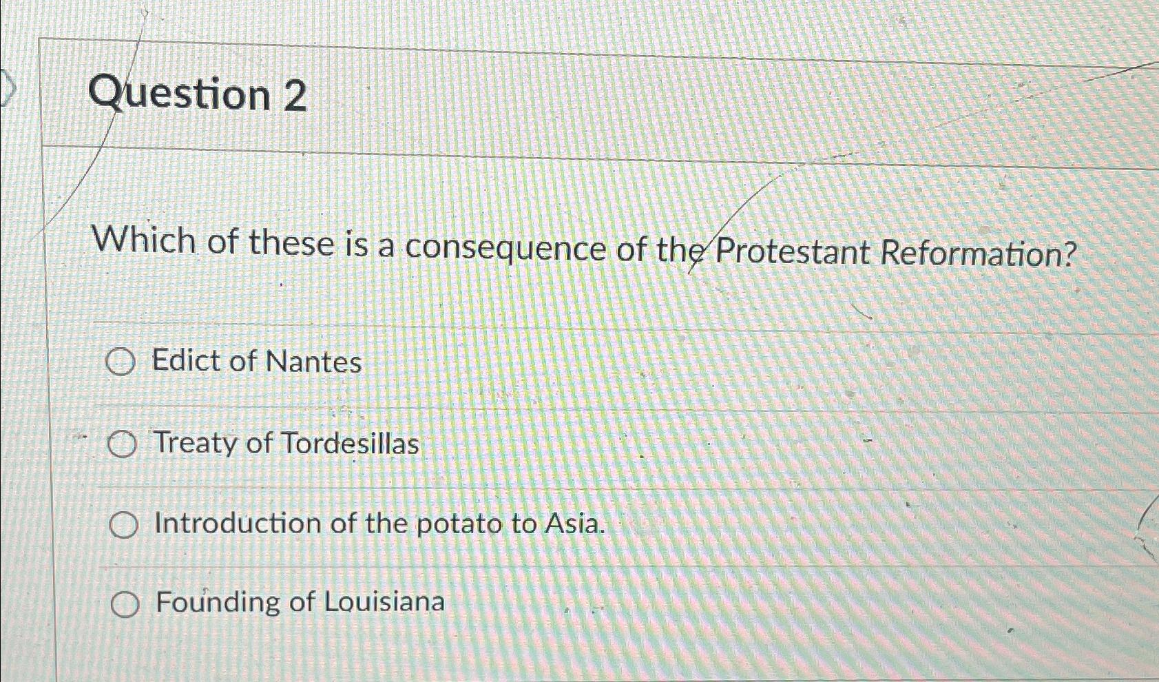Solved Question 2Which of these is a consequence of the | Chegg.com