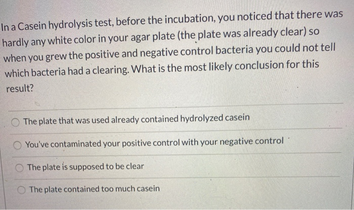 Solved A Phenylalanine Deaminase Test result showed that the | Chegg.com