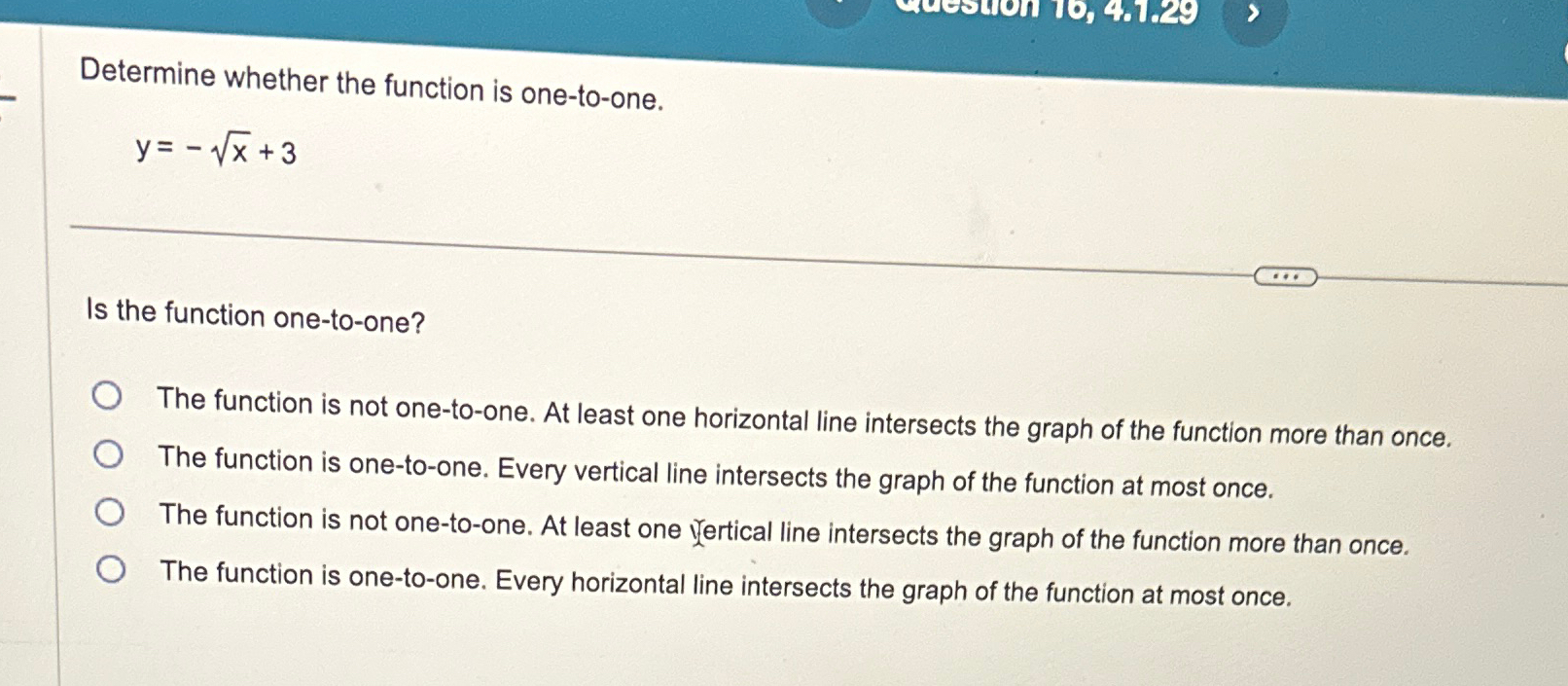 Solved Determine whether the function is | Chegg.com