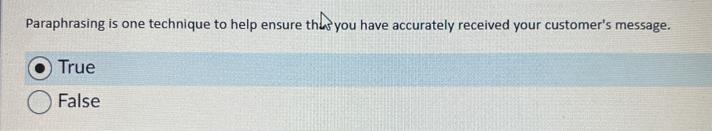 Solved Paraphrasing is one technique to help ensure than you | Chegg.com