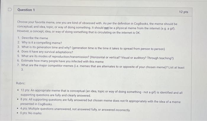 Choose your favorite meme, one you are kind of | Chegg.com