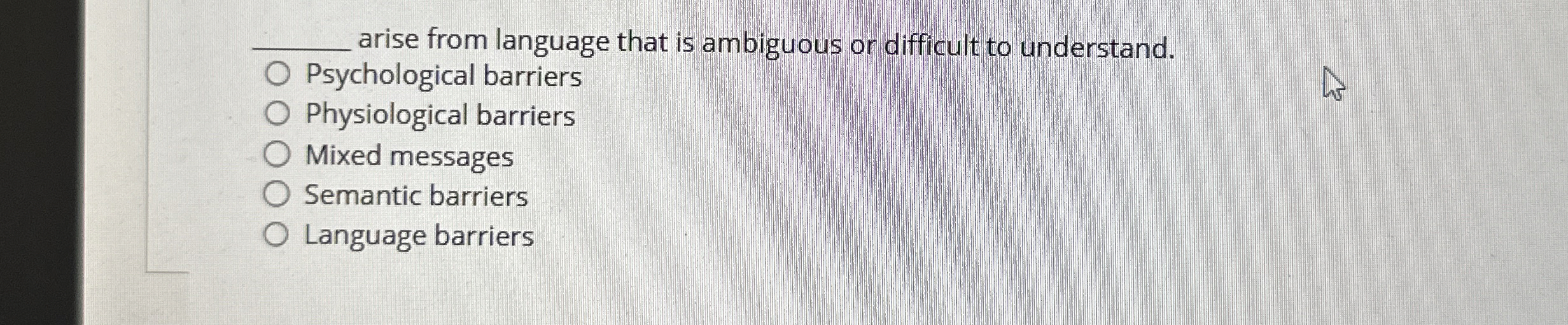 Solved q,arise from language that is ambiguous or difficult | Chegg.com