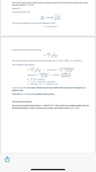 Solved If we use the same k factor in the previous example | Chegg.com