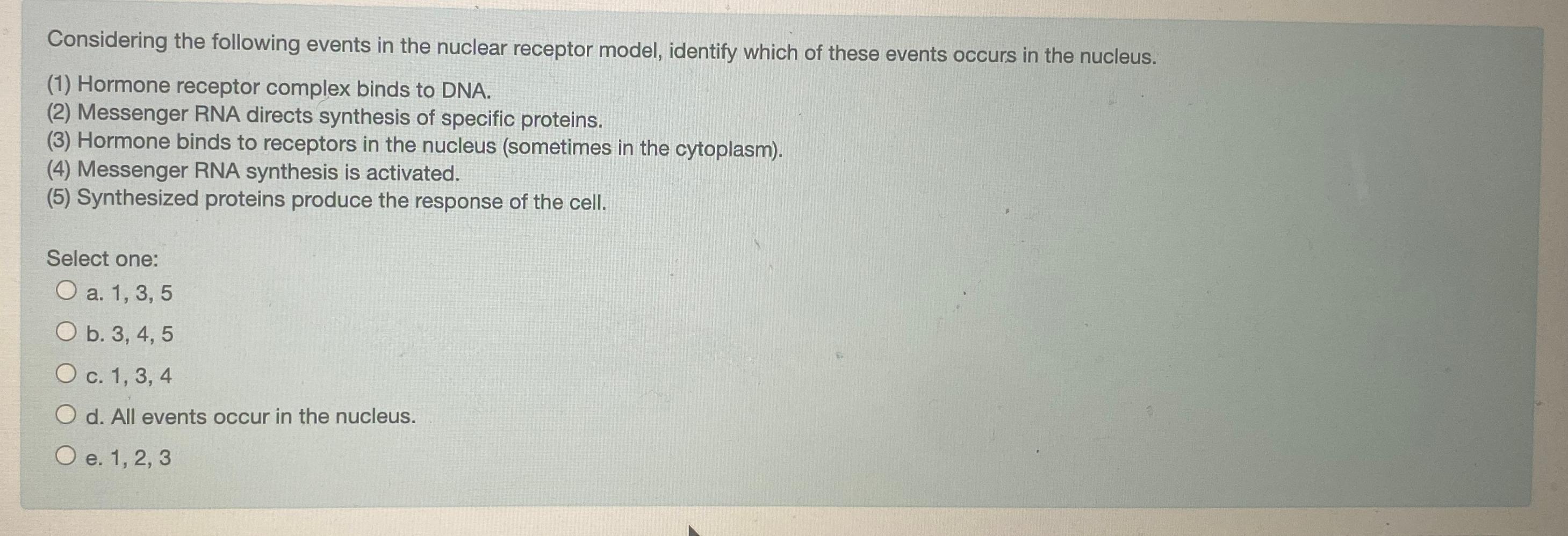 Solved Considering the following events in the nuclear | Chegg.com