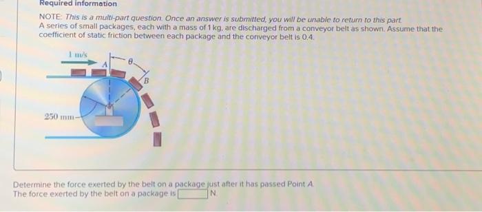 Solved NOTE: This is a multi-part question. Once an answer | Chegg.com