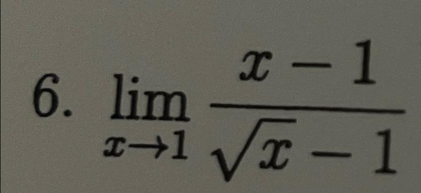 Solved limx→1x-1x2-1 | Chegg.com