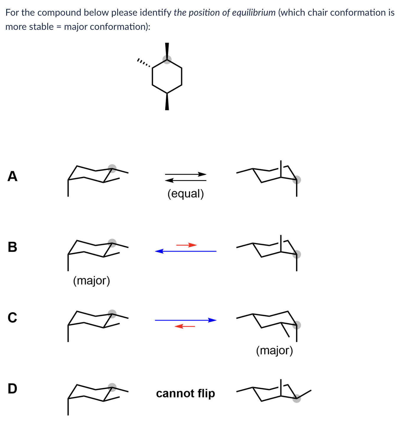 Solved For the compound below please identify the position | Chegg.com
