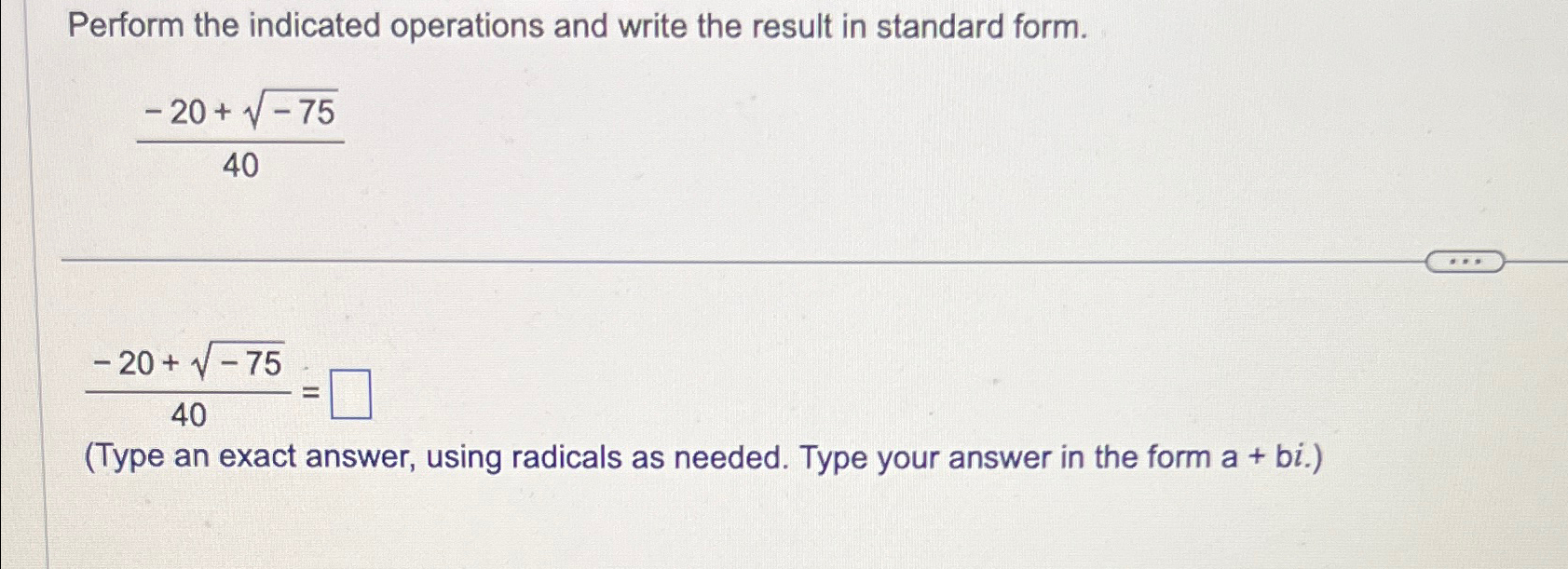 Solved Perform the indicated operations and write the result | Chegg.com