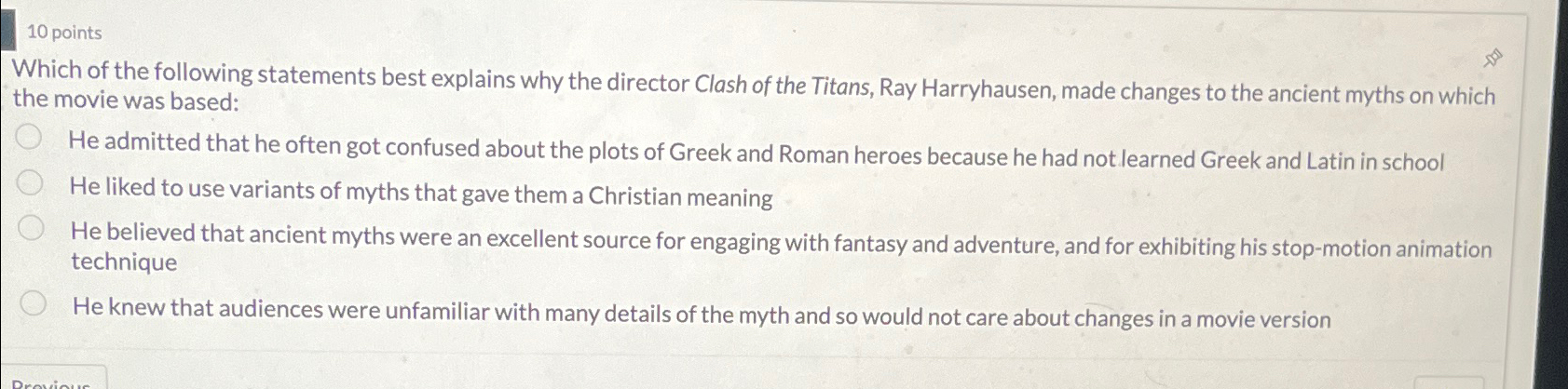 Solved 10 ﻿pointsWhich of the following statements best | Chegg.com