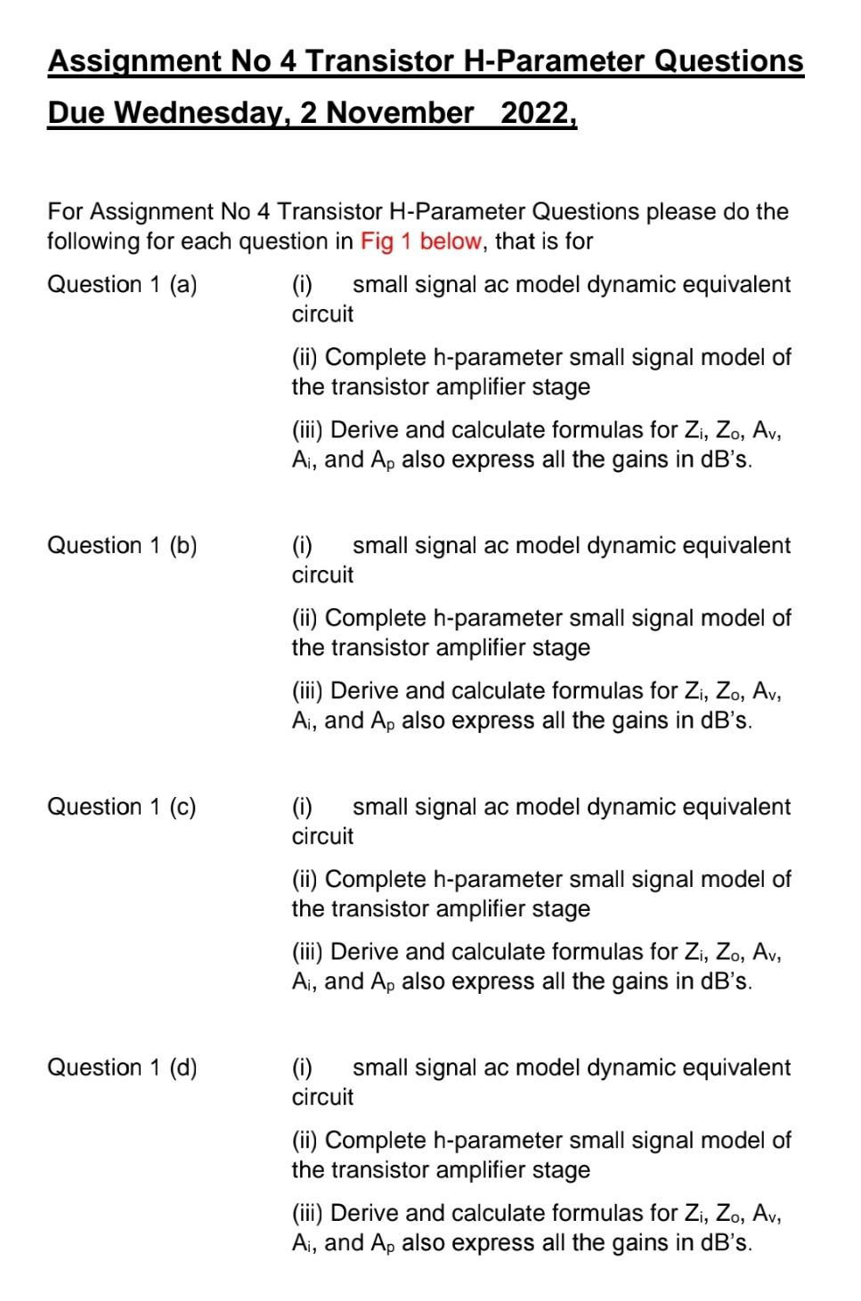 Solved (i) small signal ac model dynamic equivalent circuit | Chegg.com