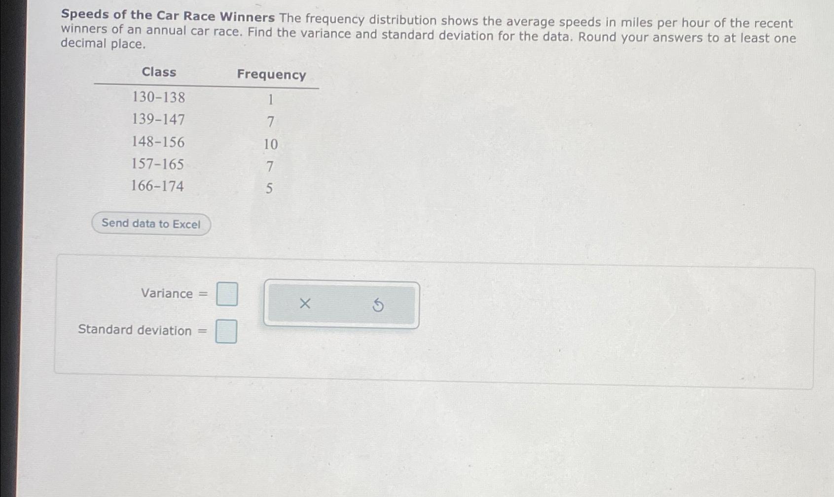 Solved Speeds of the Car Race Winners The frequency | Chegg.com