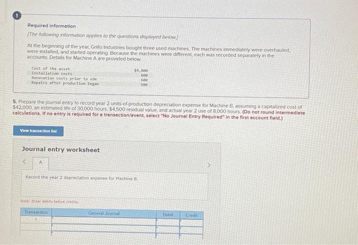 Solved Required information The following information | Chegg.com