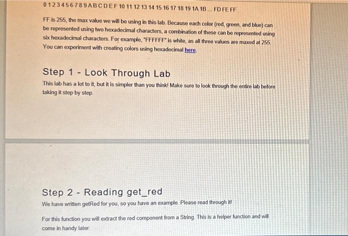 Solved In this lab you will be leaming about different types | Chegg.com