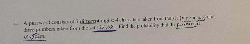 Problem 7 [6 pts]: You forgot the PIN code of your | Chegg.com