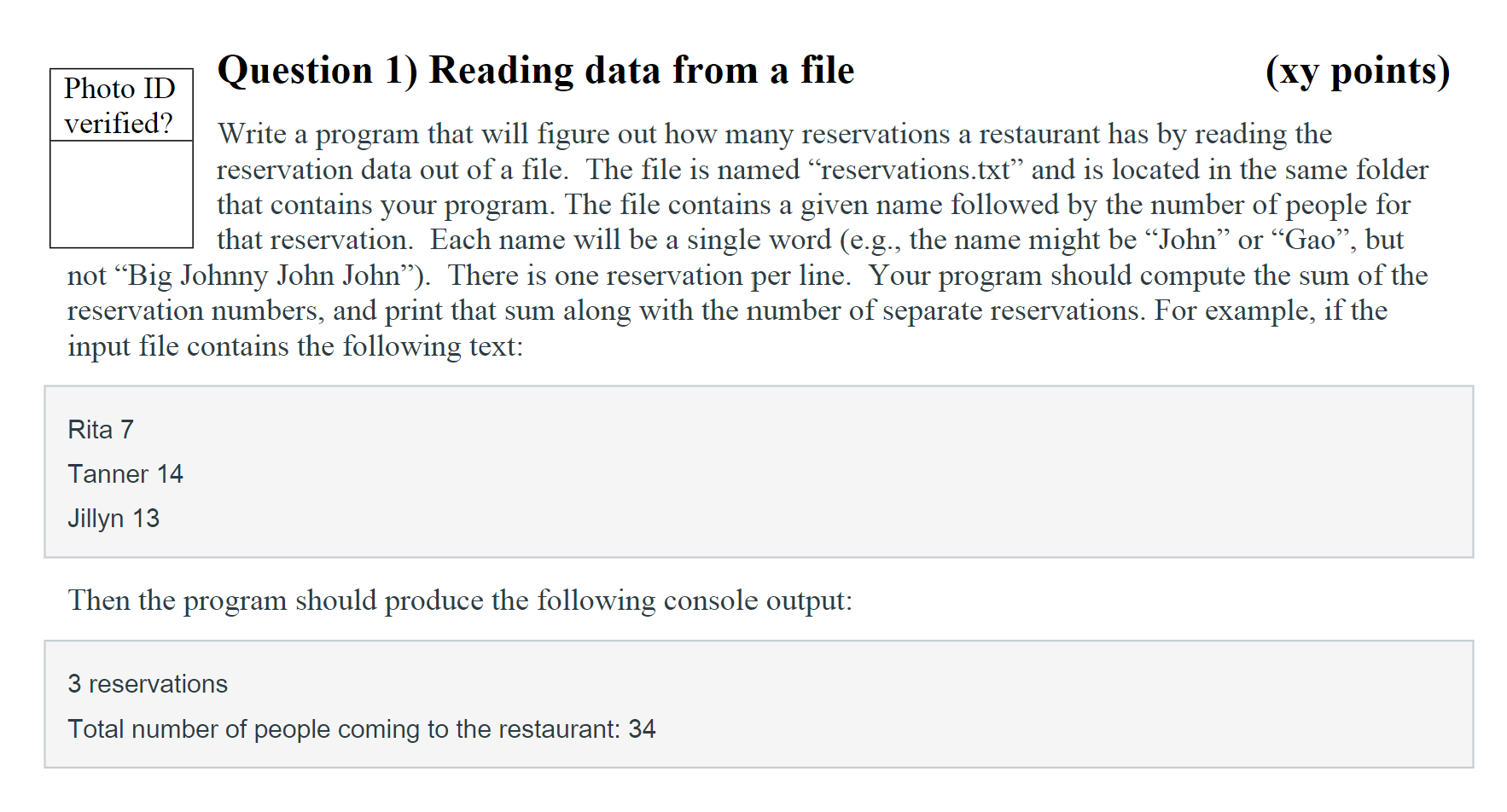 Solved Write a program that will figure out how many | Chegg.com