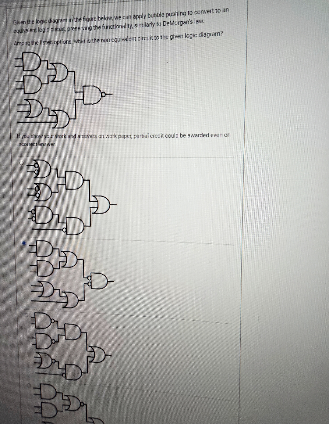 How tGiven the logic diagram in the figure below, we | Chegg.com