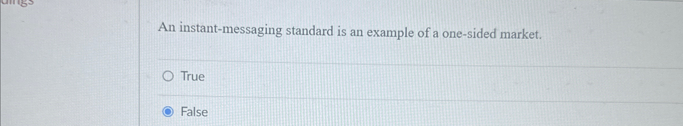 Solved An instant-messaging standard is an example of a | Chegg.com