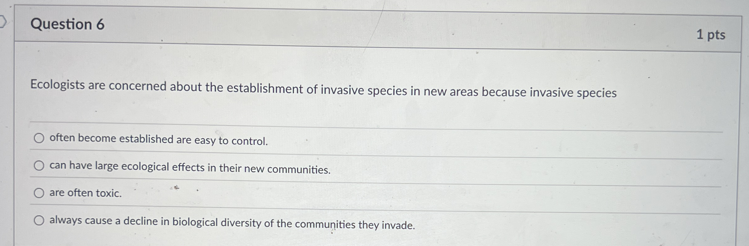 Solved Question 5Which of the following statements best | Chegg.com