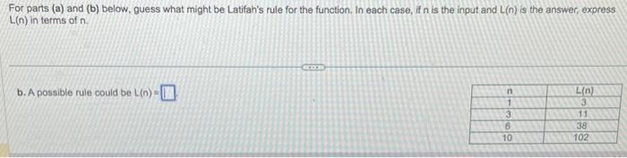 Solved For parts (a) and (b) below, guess what might be | Chegg.com