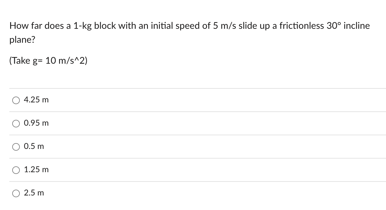 Solved How far does a 1-kg block with an initial speed of | Chegg.com