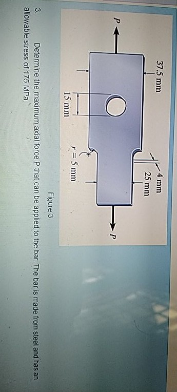 Solved Determine the maximum axial force P that can be | Chegg.com