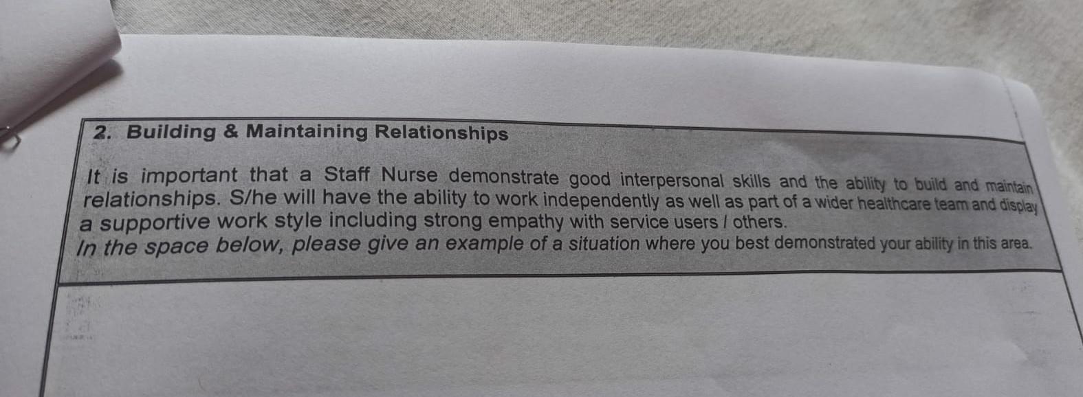 Solved 2. Building \& Maintaining Relationships It is | Chegg.com