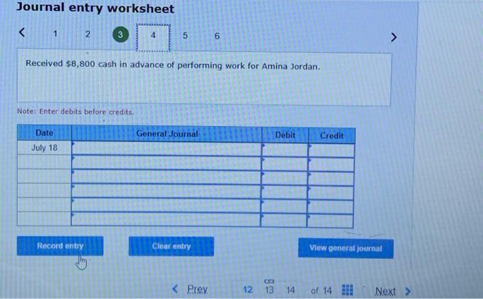 Required information Exercise 3-20A (Algo) Recording | Chegg.com