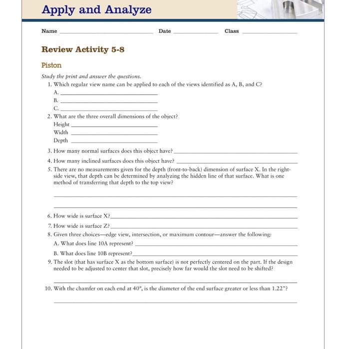 Study the print and answer the questions. 1. Which | Chegg.com