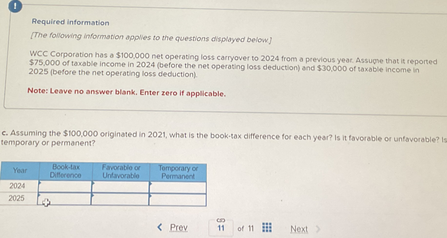 Solved Required information[The following information | Chegg.com