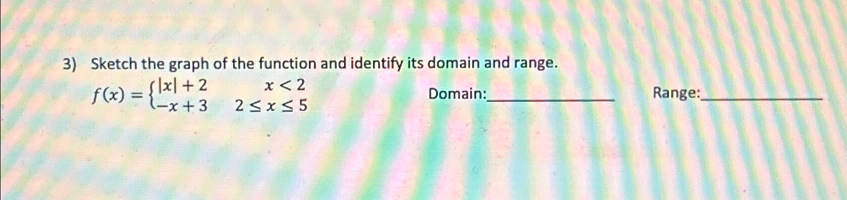 Solved Sketch the graph of the function and identify its | Chegg.com