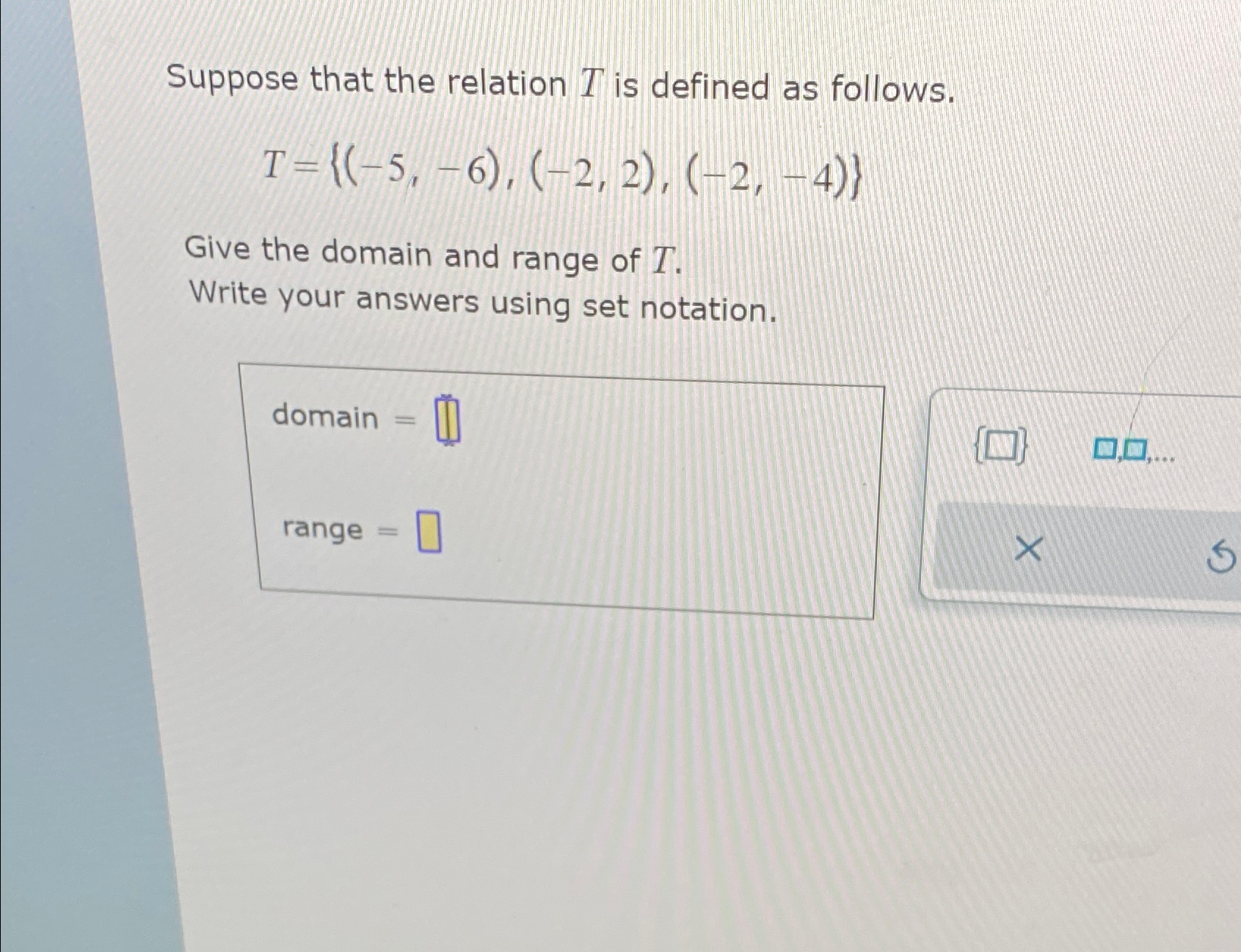 Solved Suppose that the relation T ﻿is defined as | Chegg.com