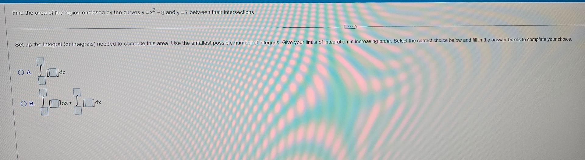 Solved The second part of question states The area of the | Chegg.com