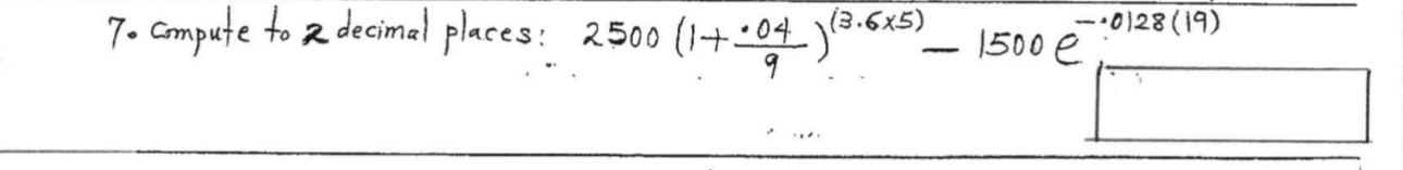 Solved compute to 2 ﻿decimal places: | Chegg.com