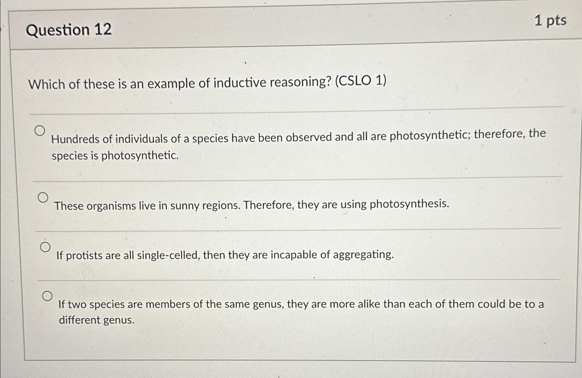 Solved Question 121 ﻿ptsWhich of these is an example of | Chegg.com