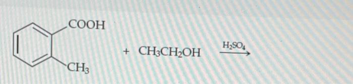 Solved COOH H2SO4 + CH3CH2OH CH3 | Chegg.com