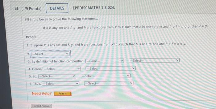 Solved Fill in the boxes to prove the following statement. | Chegg.com