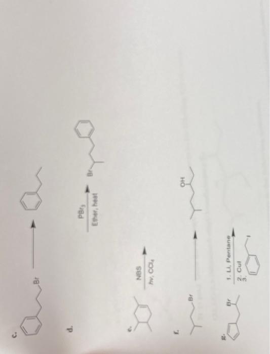 Solved c. d. f. s. 1. Li, Pentane 2. Cul | Chegg.com