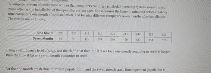 Solved A computer system administrator notices that | Chegg.com