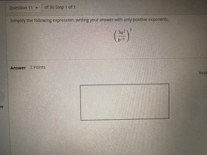Solved Simplify the following expression, writing your | Chegg.com
