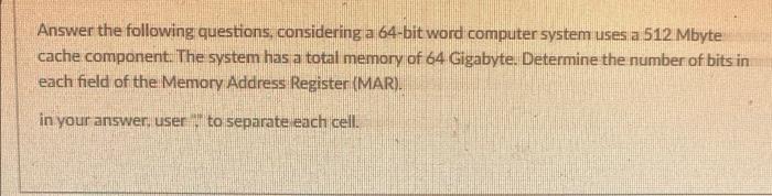 Solved Answer the following questions, considering a 64-bit | Chegg.com